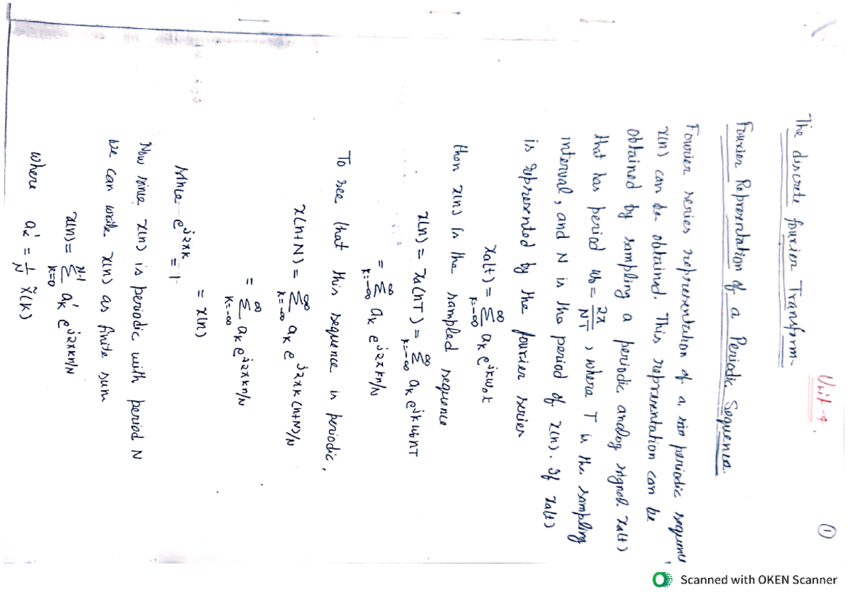 Dsp unit 4 - Thia is from manas sir - Electronics Engineering - Studocu