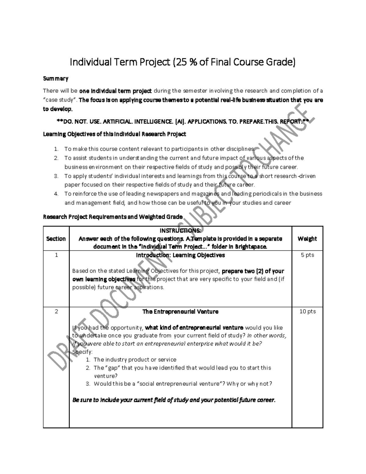 Individual Term Project Guidance Fall 24 - Individual Term Project ( 25 ...
