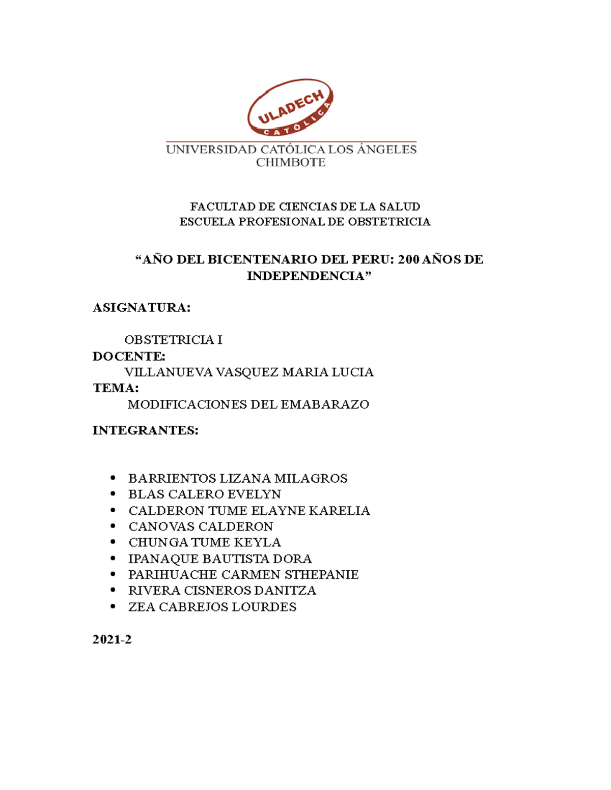 Modificaciones (T) - jshshshs - introduccion al derecho - UTP - Studocu