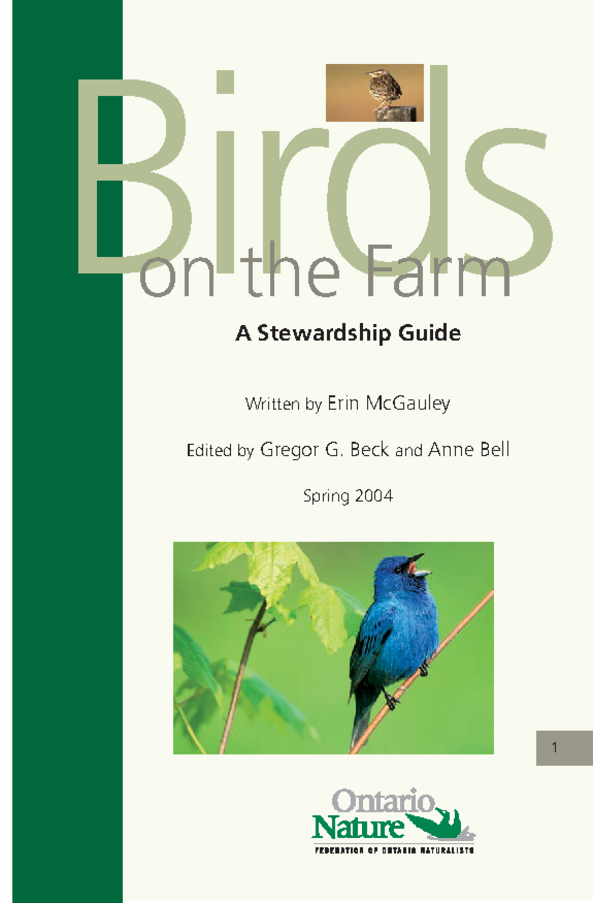 Farm Birdspgs - Birds and farms - 1 Birds on the Farm A Stewardship ...