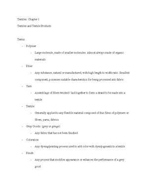 Textiles Notes Cotton - Textiles: Cotton: - GM Cotton - Physical ...
