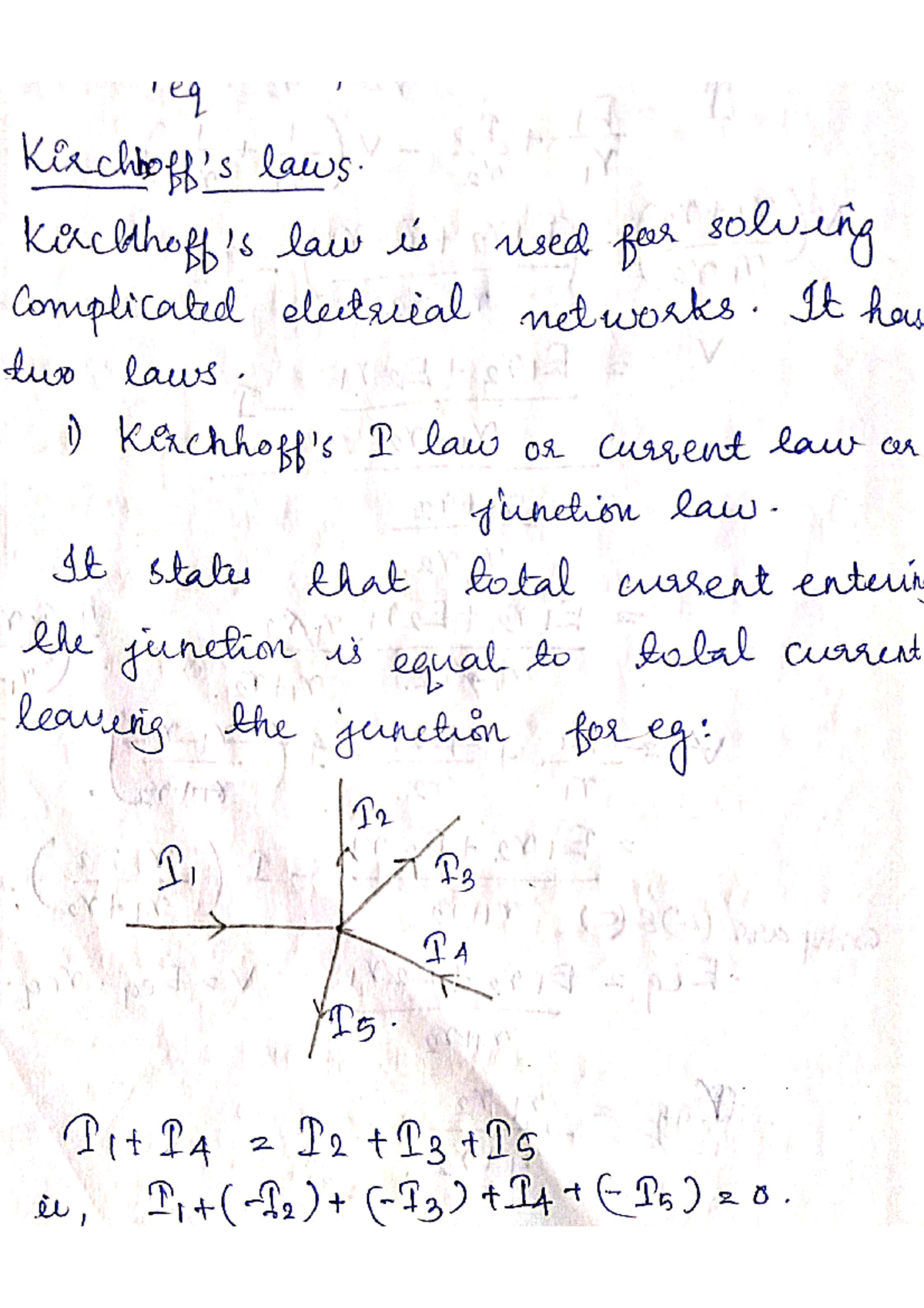 Kirchoffs law - Engineering Physics A - Studocu