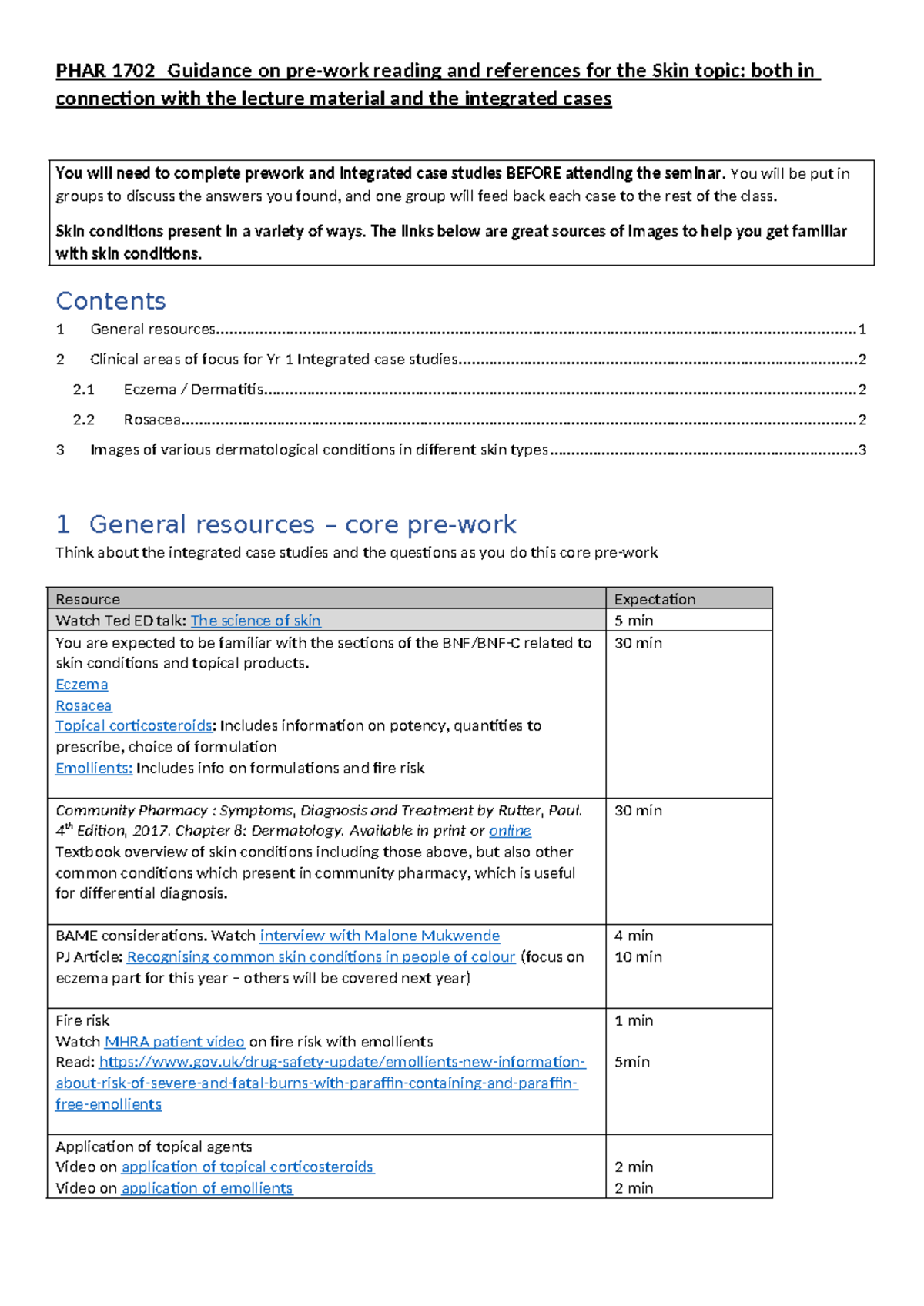 1702 Pre-work and References Guide 2021 22 V2(1) - PHAR 1702 Guidance ...