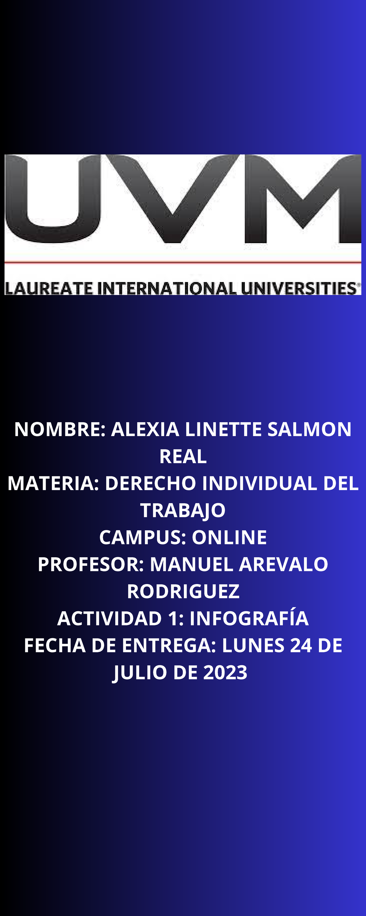 Infografia actividad - NOMBRE: ALEXIA LINETTE SALMON REAL MATERIA ...