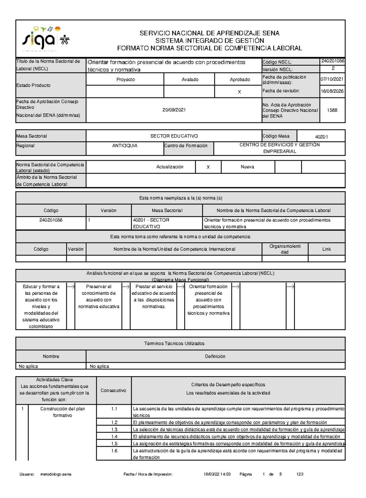 NCL 2402010 56 2 v5 - Vhkk - SISTEMA INTEGRADO DE GESTIÓN FORMATO NORMA ...