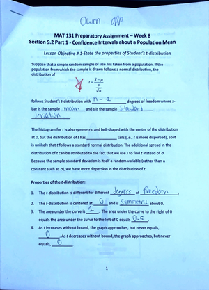 Linear Regression solutions - Linear Regression Problems Q. A simple ...