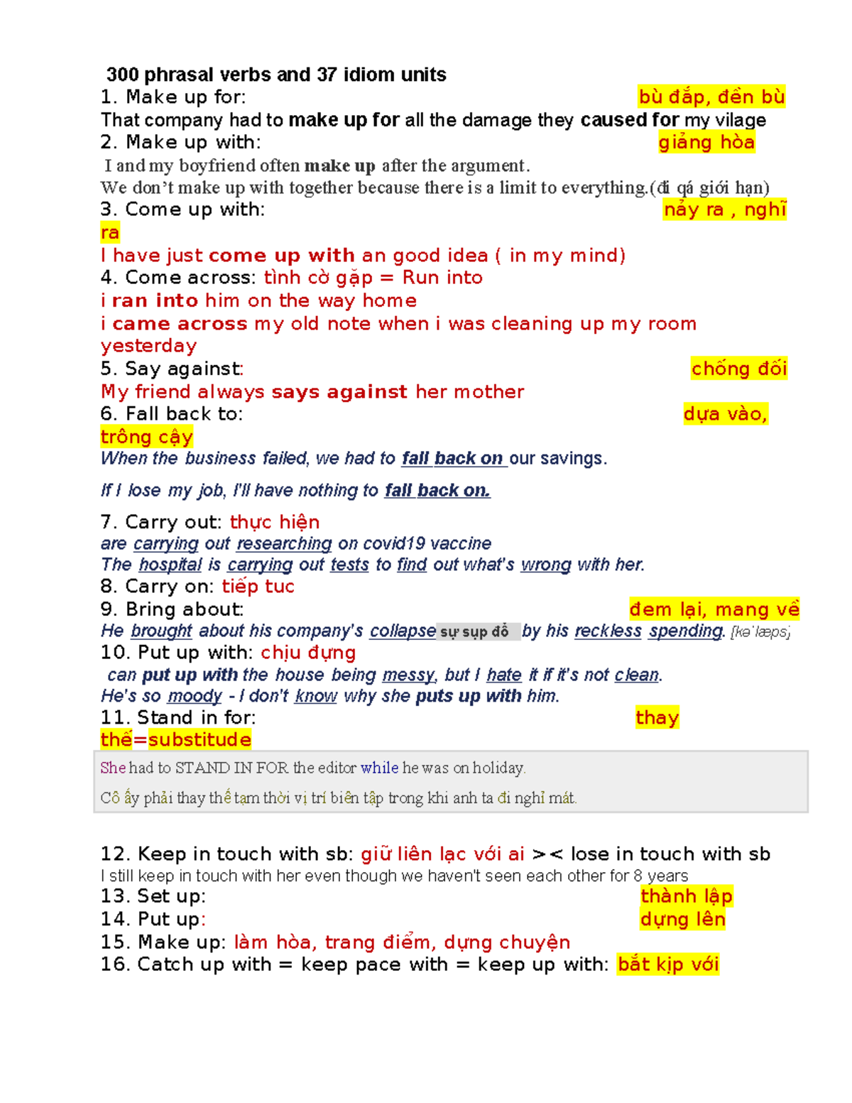 300 phrasal verbs and 170 idioms - 300 phrasal verbs and 37 idiom units ...