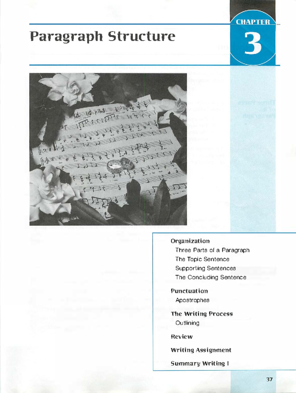 Lecture 4B Paragraph Structure - Paragraph Structure Organization Three ...