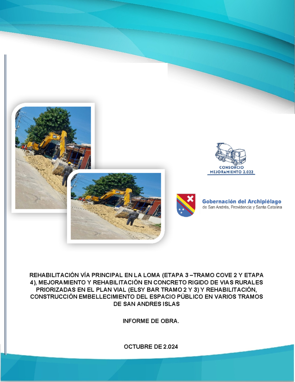 CM22 009 Informe de ejecución de obra - REHABILITACIÓN VÍA PRINCIPAL EN ...