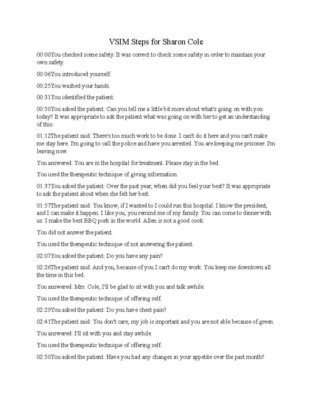 VSIM Steps for Sharon Cole - VSIM Steps for Sharon Cole 00:00You ...