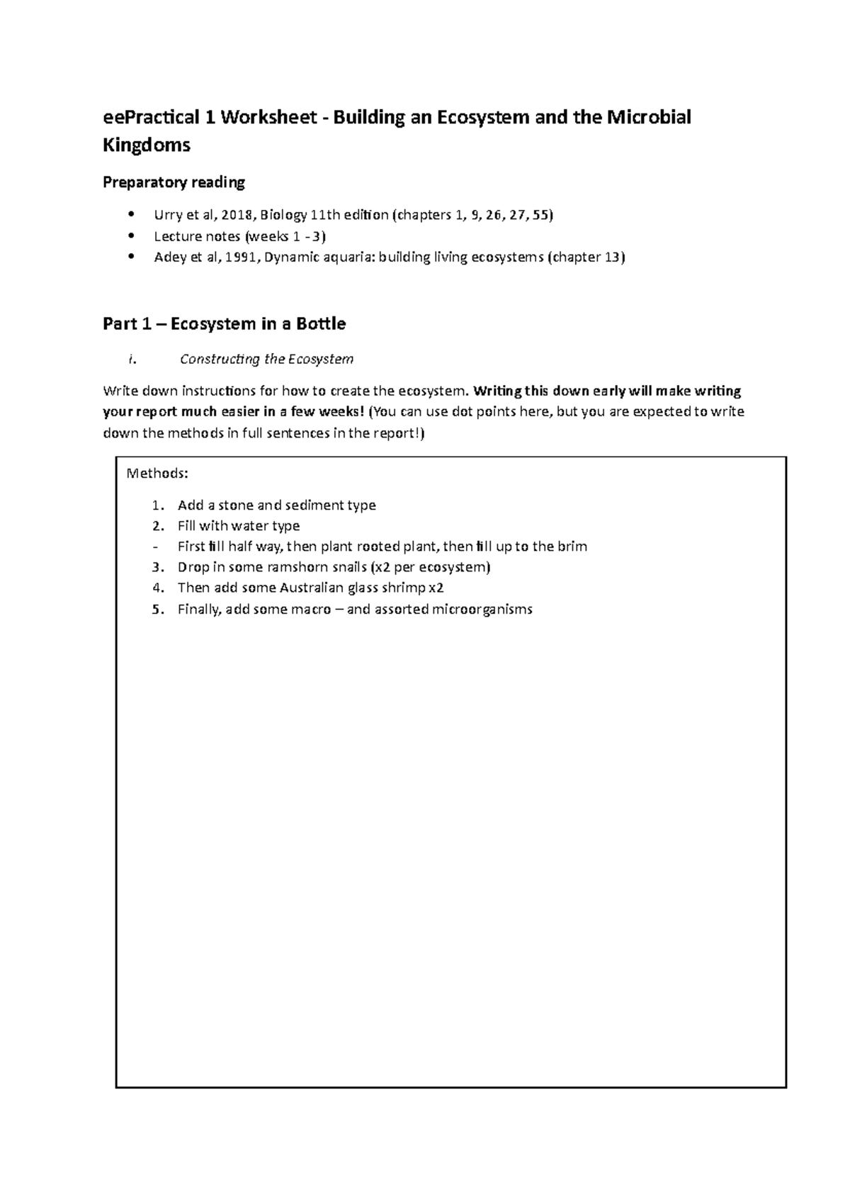 Practical 1 Worksheet 1 - 091123 - Studocu
