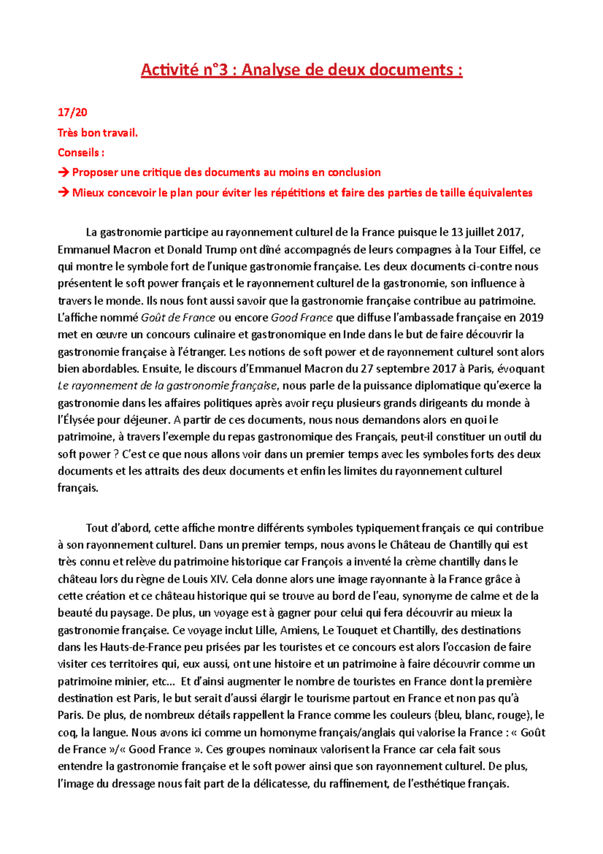 Hggsp Activité 3 - Activité n°3 : Analyse de deux documents : 17/ Très ...