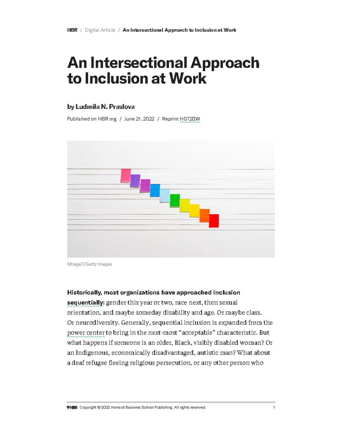 An intersectional approach - An Intersectional Approach to Inclusion at ...
