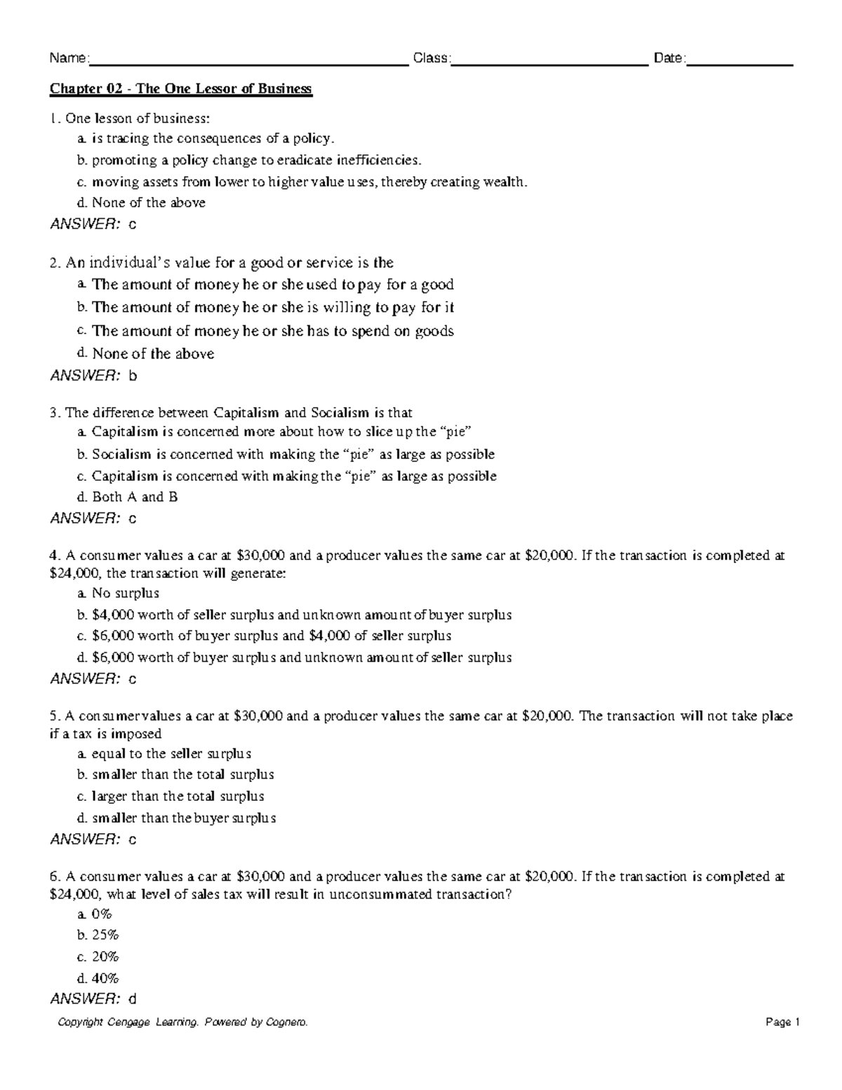 Chapter 02 The One Lessor of Business - Chapter 02 - The One Lessor of ...