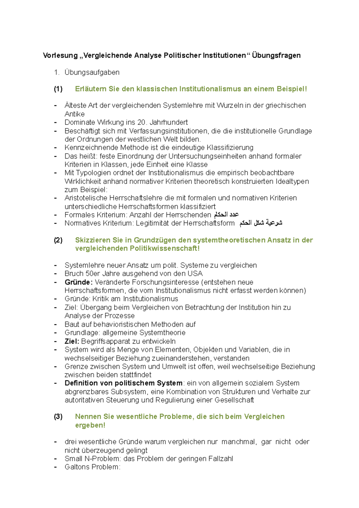 1VO Aufgaben - Klausurvorbereitung und Alteklausuren - Vorlesung ...