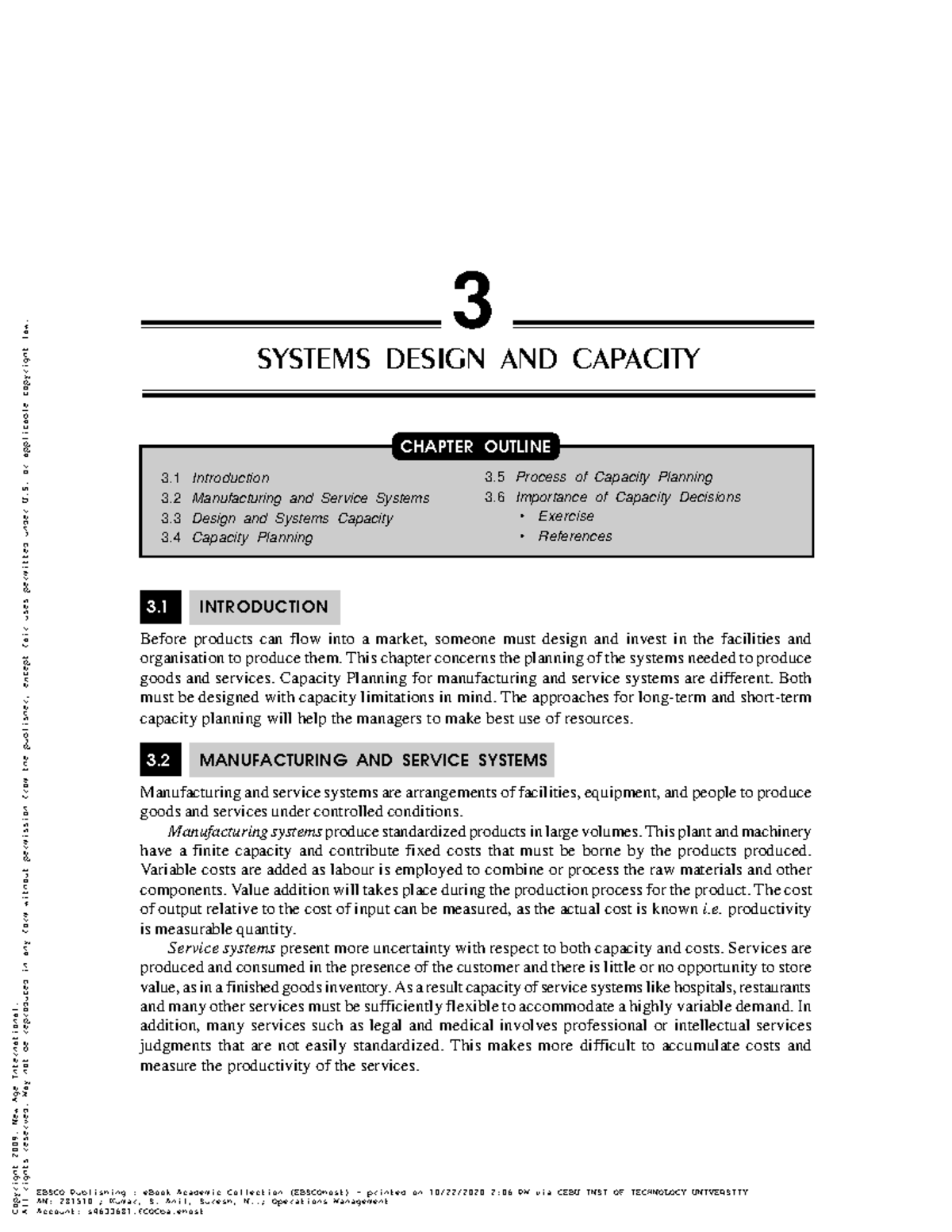RM 1-B-MGT033 - notes - ####### Systems Design and Capacity 53 3 ...