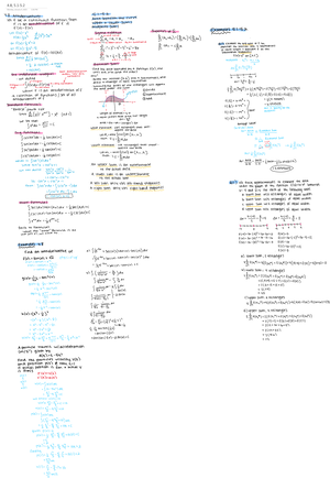 MATH 1552 Exam One Brain Dump - MATH1552 - Studocu