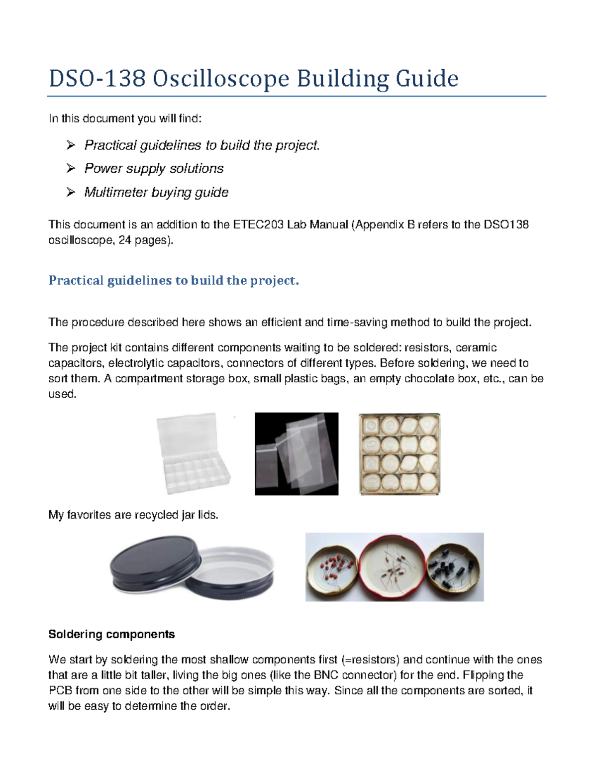 Any-project building guide - DSO-138 Oscilloscope Building Guide In ...