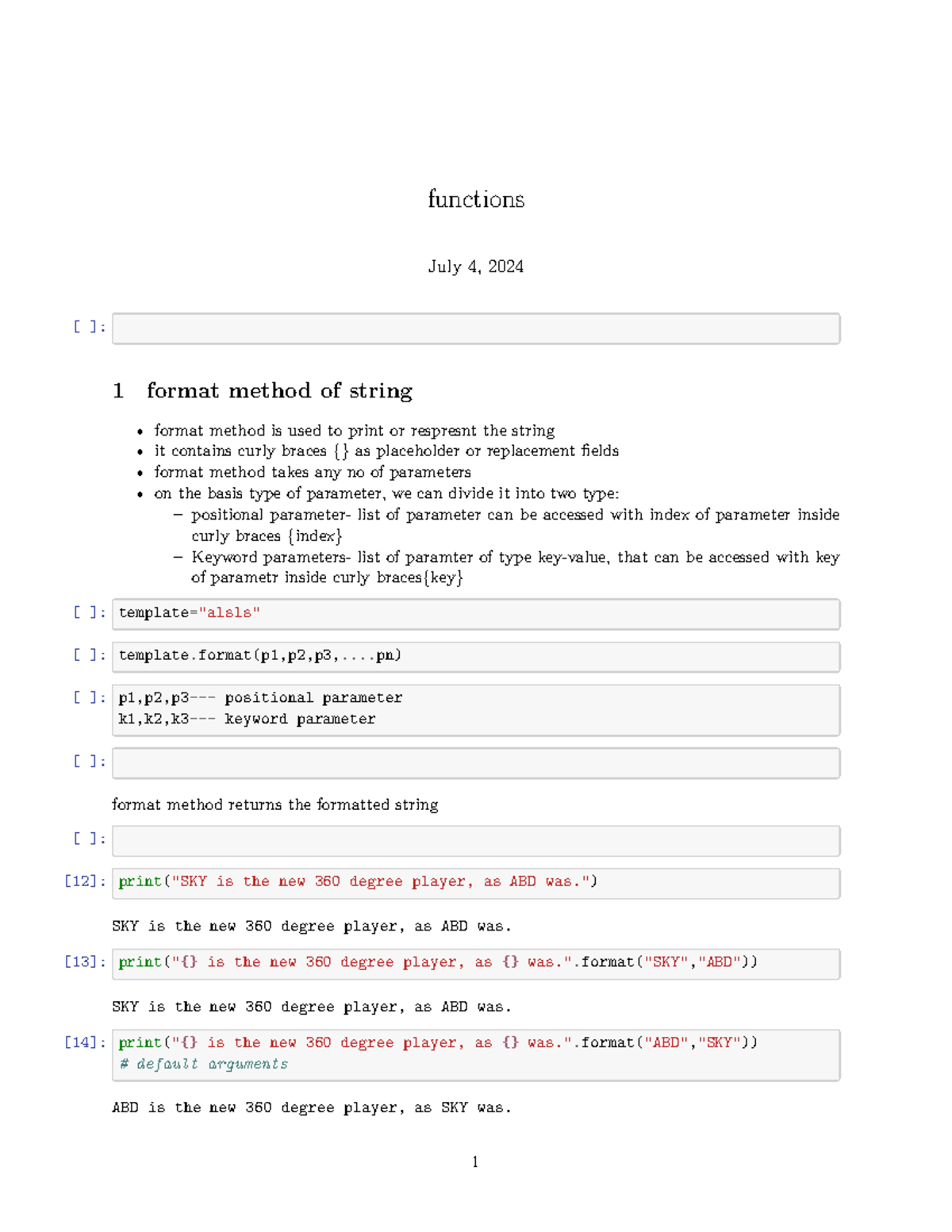 Functions - This full you in studying python function - functions July ...