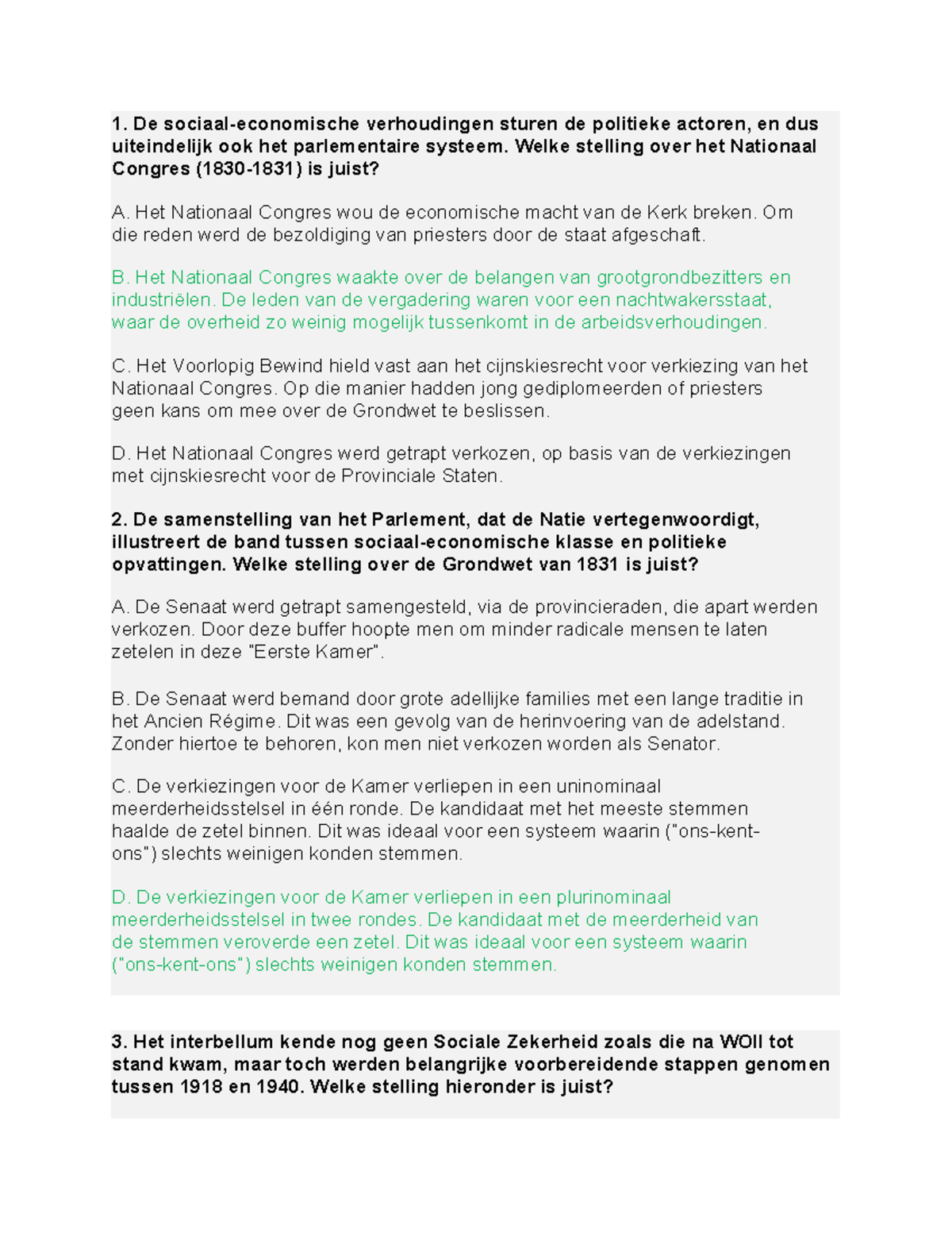 Bpg examen - dit is een samenvoeging van verschillende vragen van de ...