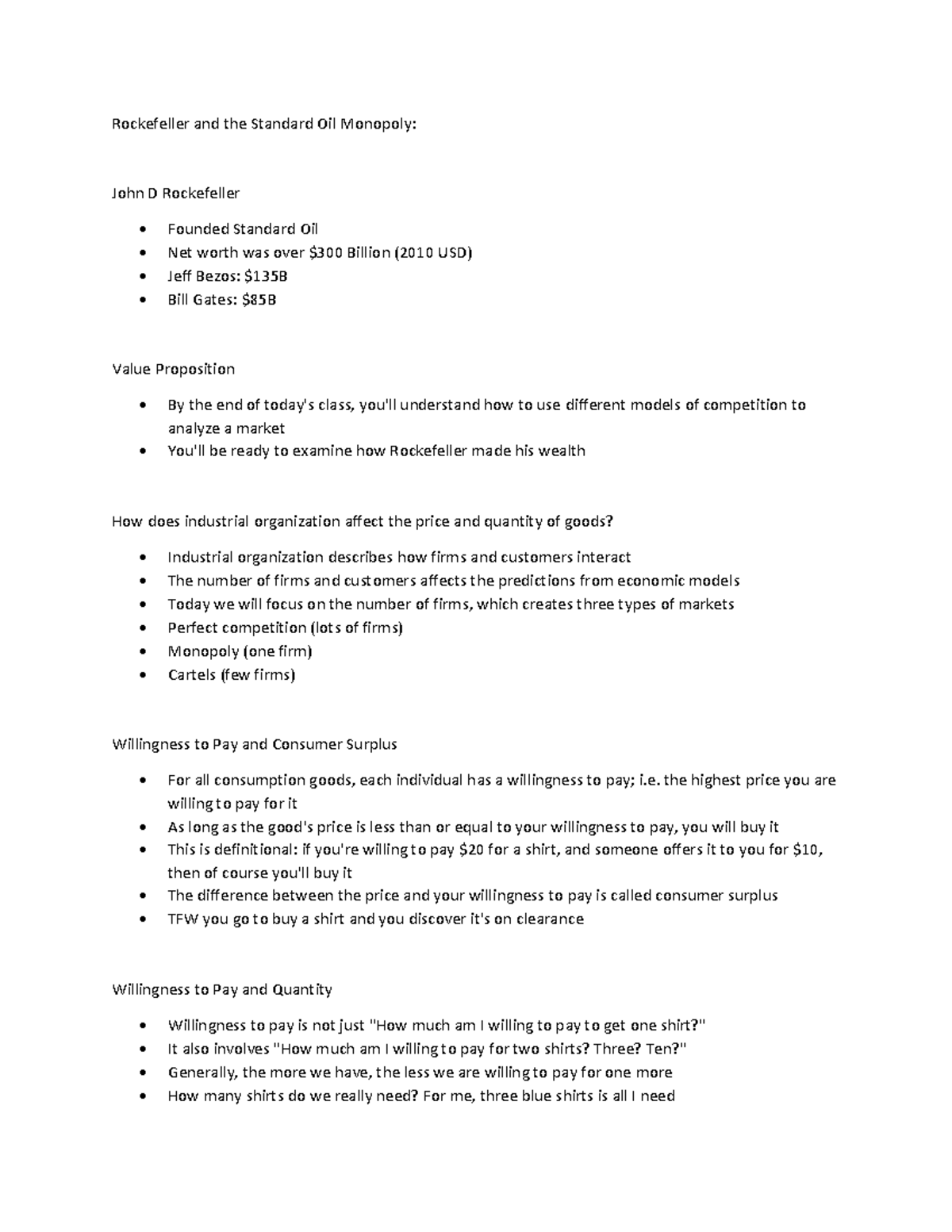 Rockefeller and the Standard Oil Monopoly - the highest price you ...