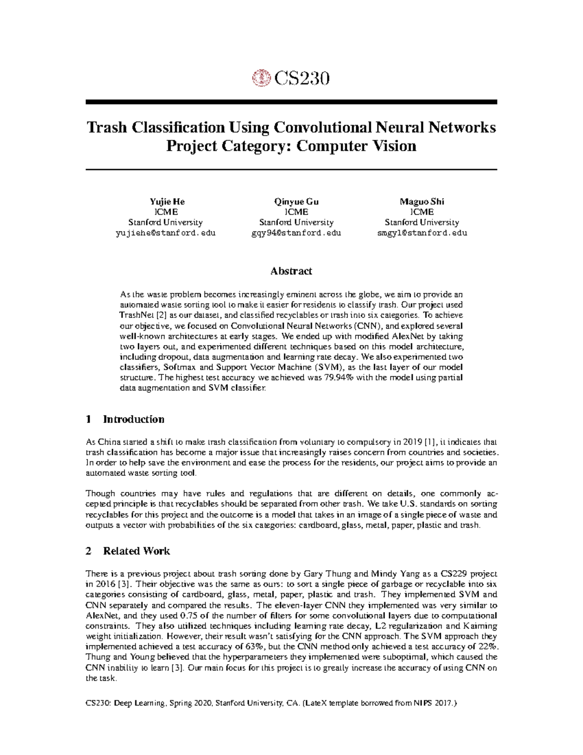38847029 - waste - Trash Classification Using Convolutional Neural Networks Project Category ...