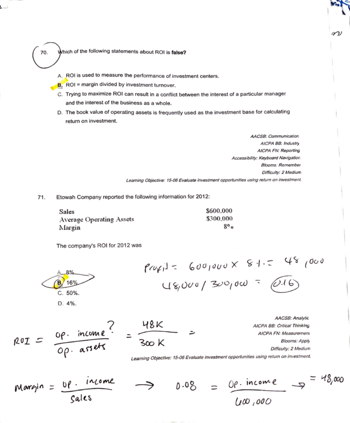 Chapter 15 Practice Part 8 - (2 vh;ch of the follow;og statemeots a ...
