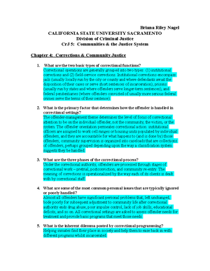 Module 5 Notes - Module 4 – Chapter 5 Learning Objectives & Notes ...