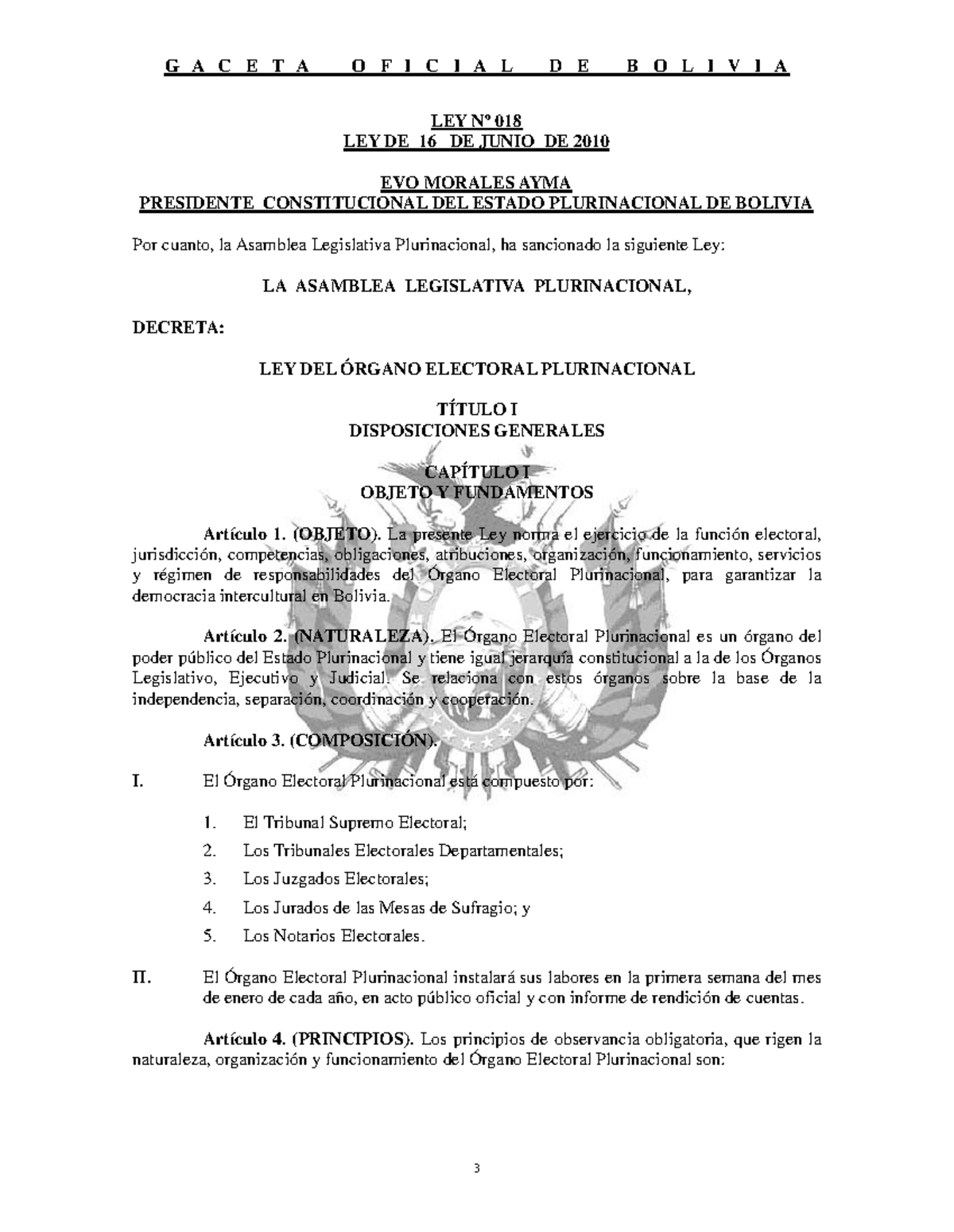 LEY 18 - SON LEYES QUE SE APLICAN A LA MATERIA DE CONTROL AMBIENTAL ...