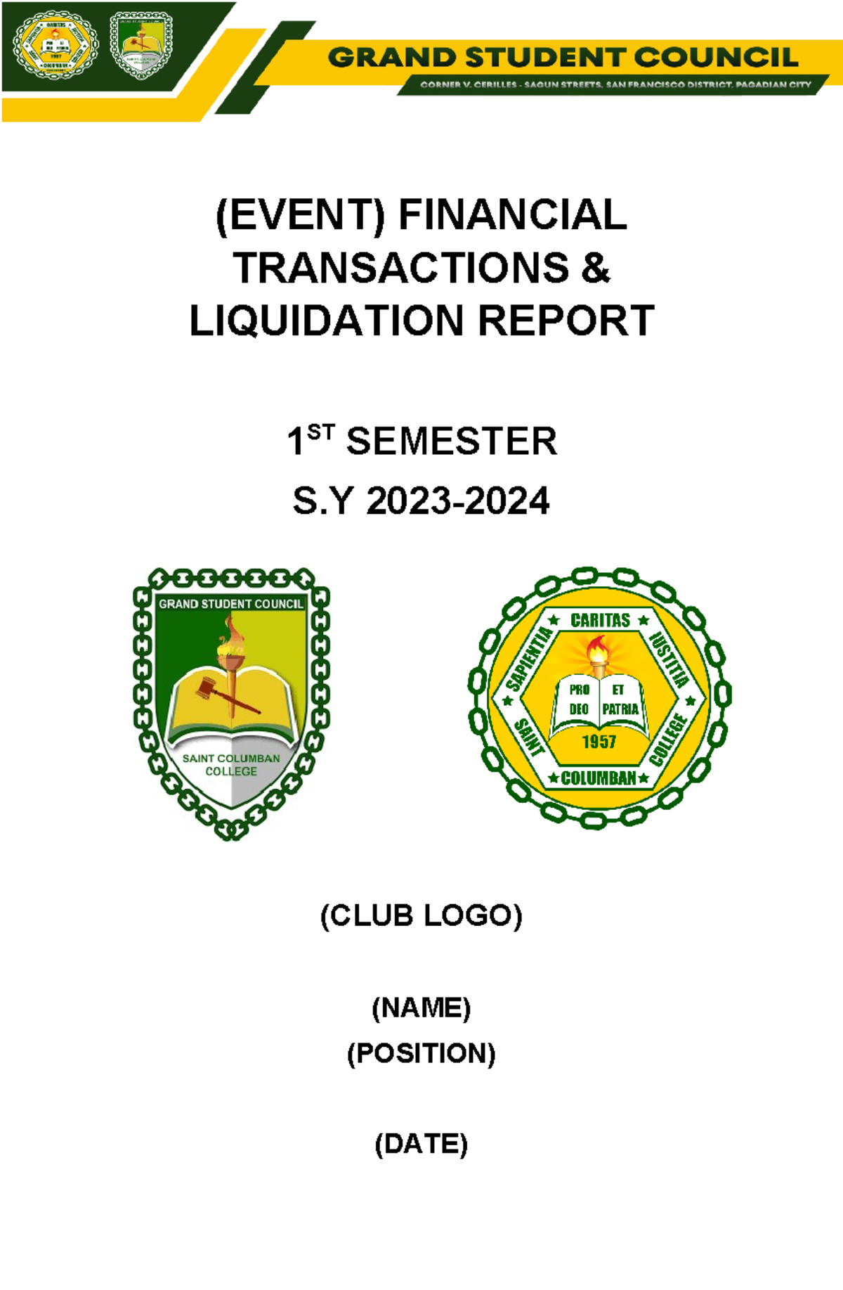 Guide- Format-FOR- Financial- Transactions-AND- Liquidation- Report ...