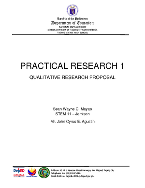 THE Difficulties OF ABM Students IS THEI - i THE DIFFICULTIES FACED BY ...