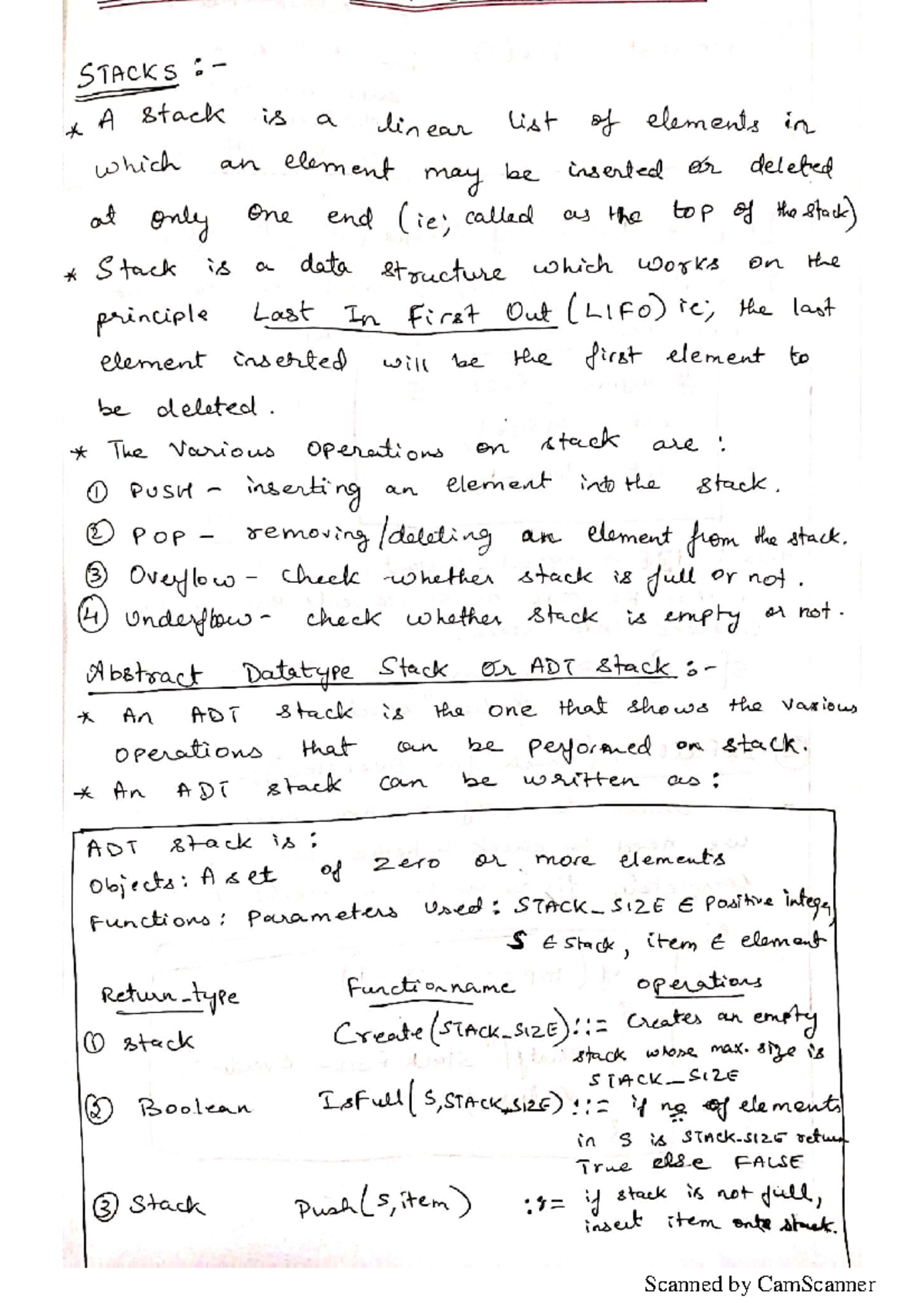 DSA Module 2 - Information science and Engineering - Studocu