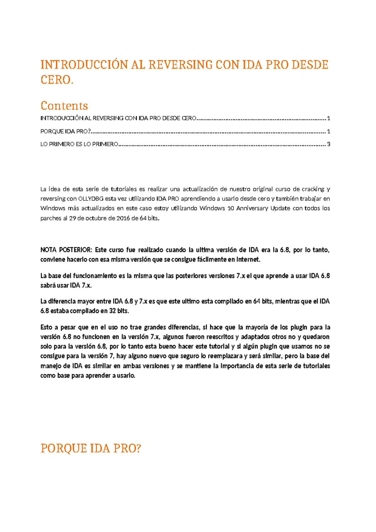 1- Introduccion AL Reversing CON IDA PRO Desde CERO - INTRODUCCIÓN AL REVERSING CON IDA PRO ...