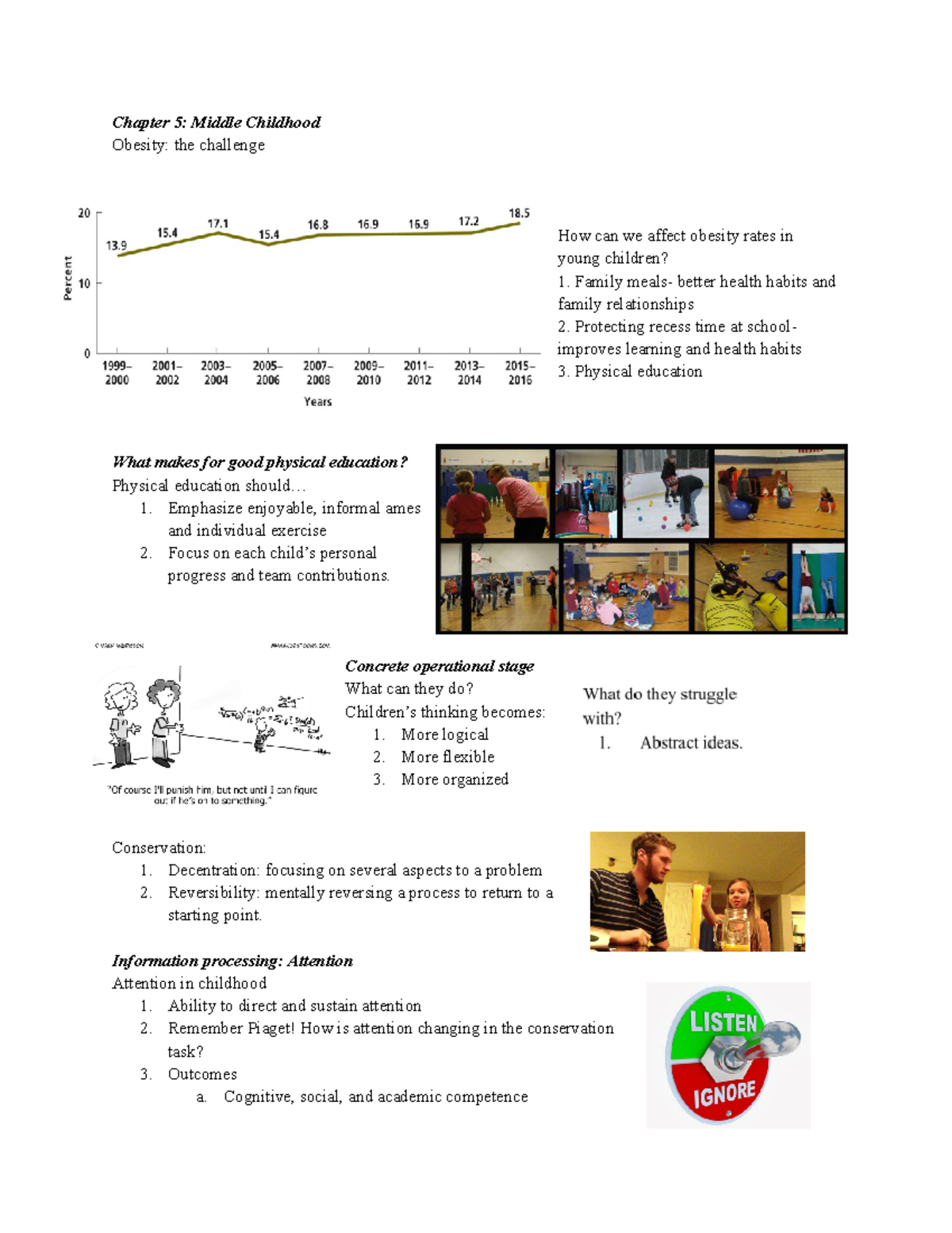 Chapter 5- Middle Childhood - 0501 114 - Studocu