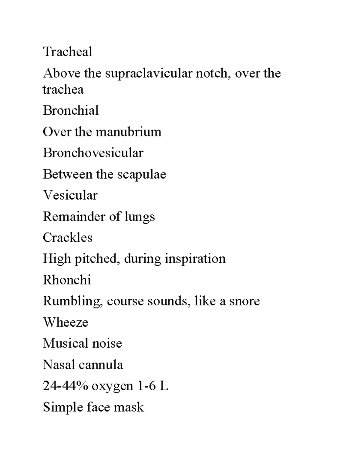 Resp+242 - Airway - Tracheal Above the supraclavicular notch, over the ...