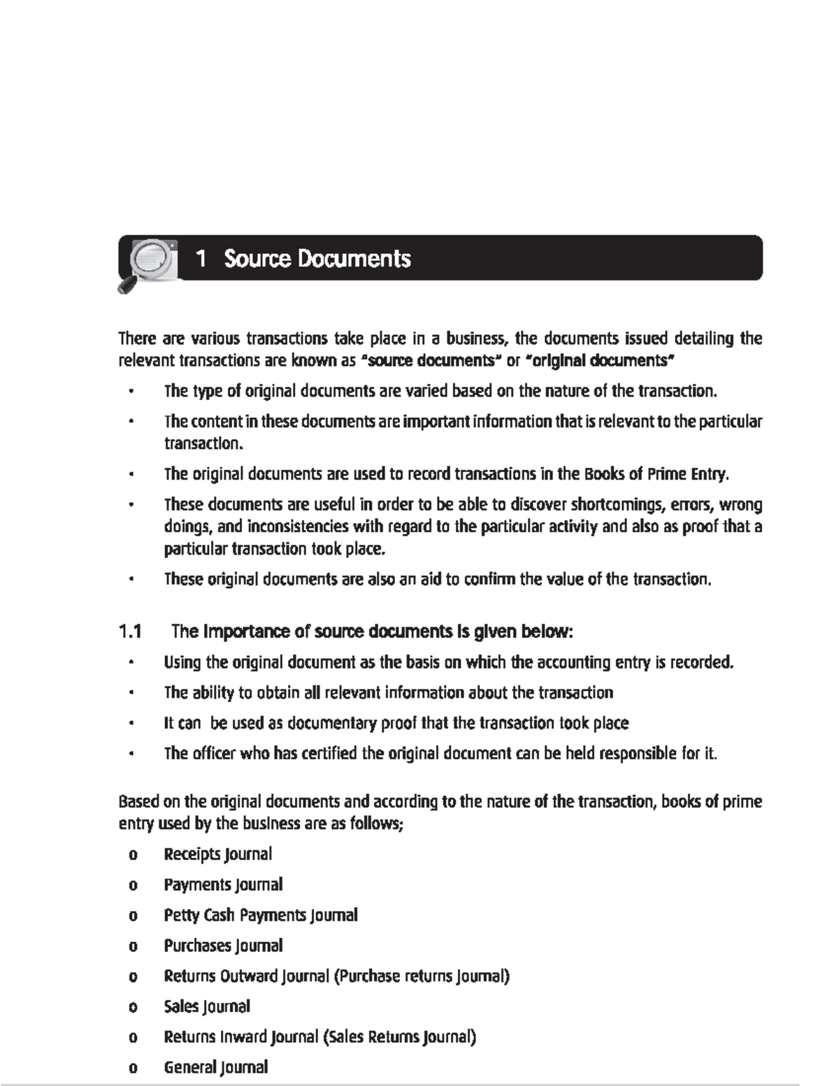 Prime Entry BOOK TUTE 4 - Unit3 in fac - 1 Source Documents There are ...