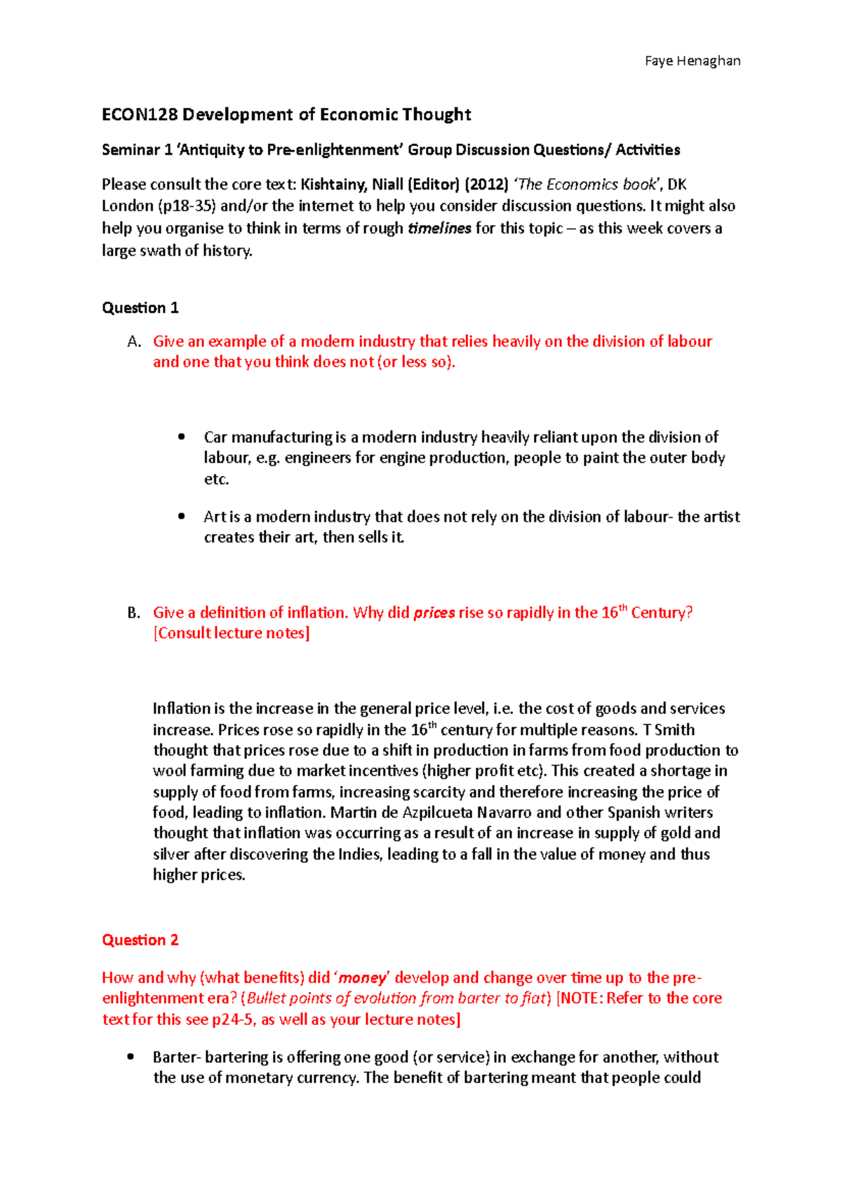 ECON128 Tutorial 1 Discussion Questions & Activities - ECON128 ...