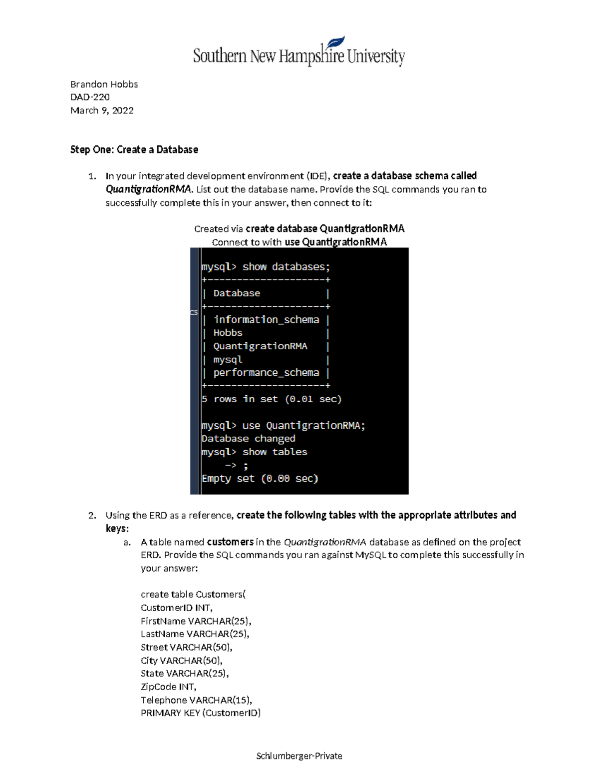 Module 3 Major Activity - Brandon Hobbs DAD- March 9, 2022 Step One ...