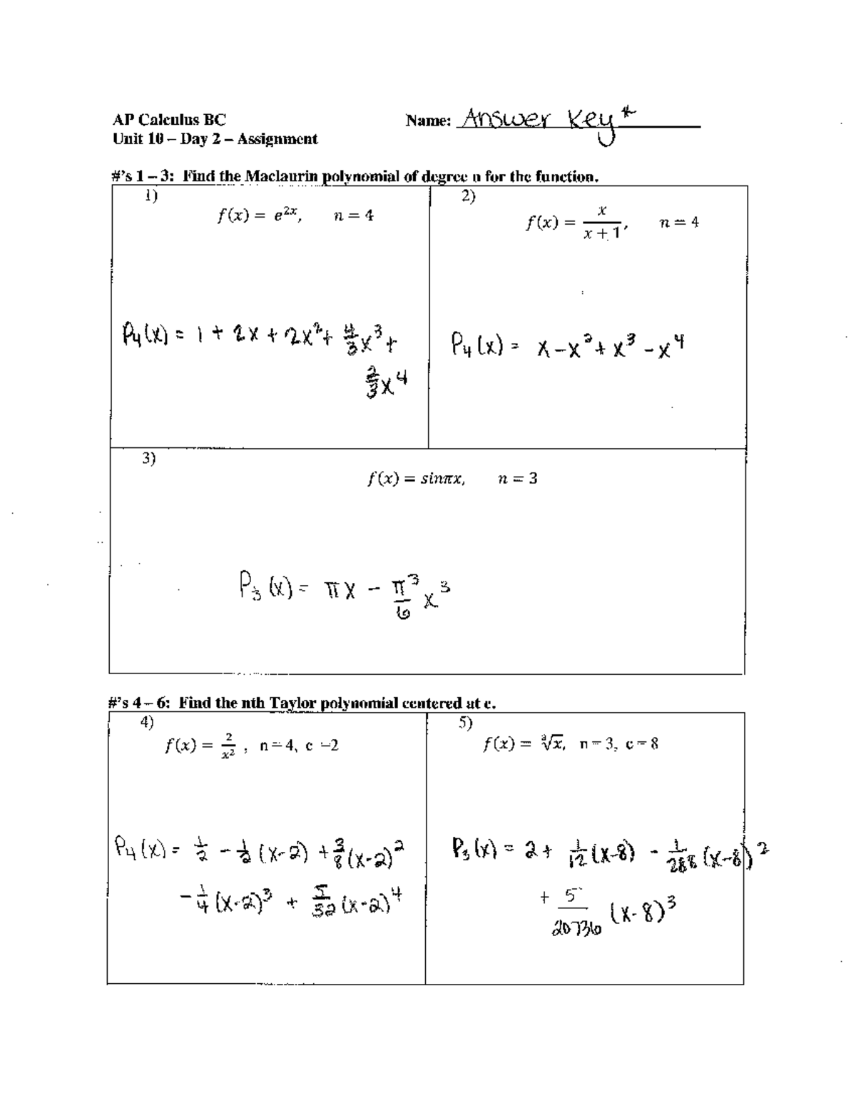Unit 10 - day 2 - assignment answer key - Agricultural - Studocu