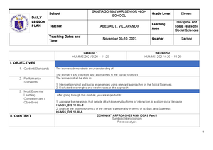 DISS Module Q1 WEEK 5 - PPT - The Dominant Approaches and Ideas in ...
