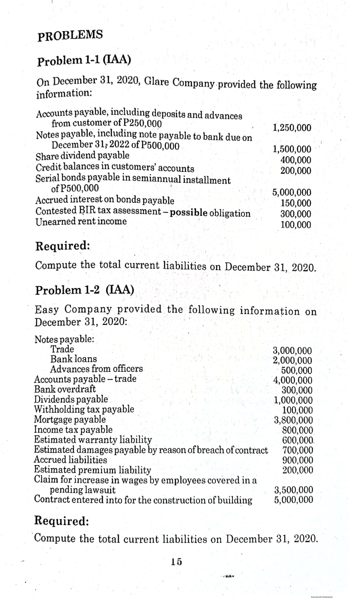 Chapter-1-Problems - Intermediate Accounting 2 - Studocu