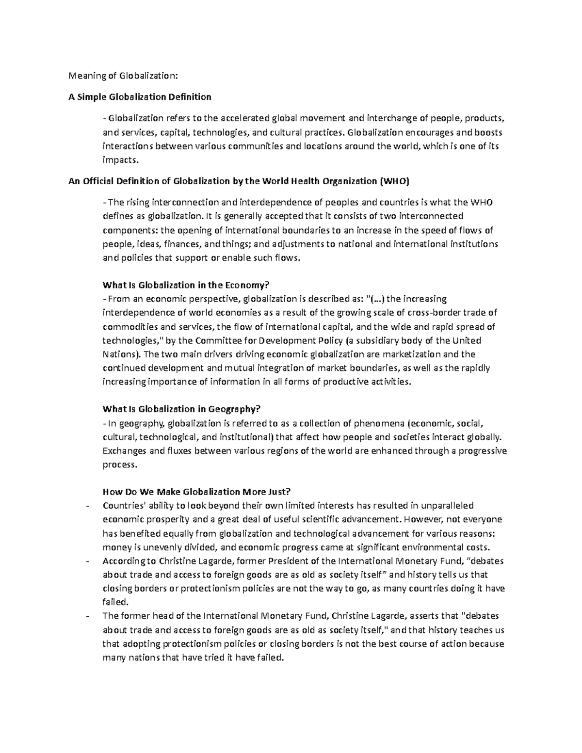 Meaning of Globalization - Globalization encourages and boosts ... Meaning of Globalization - Globalization encourages and boosts ...
