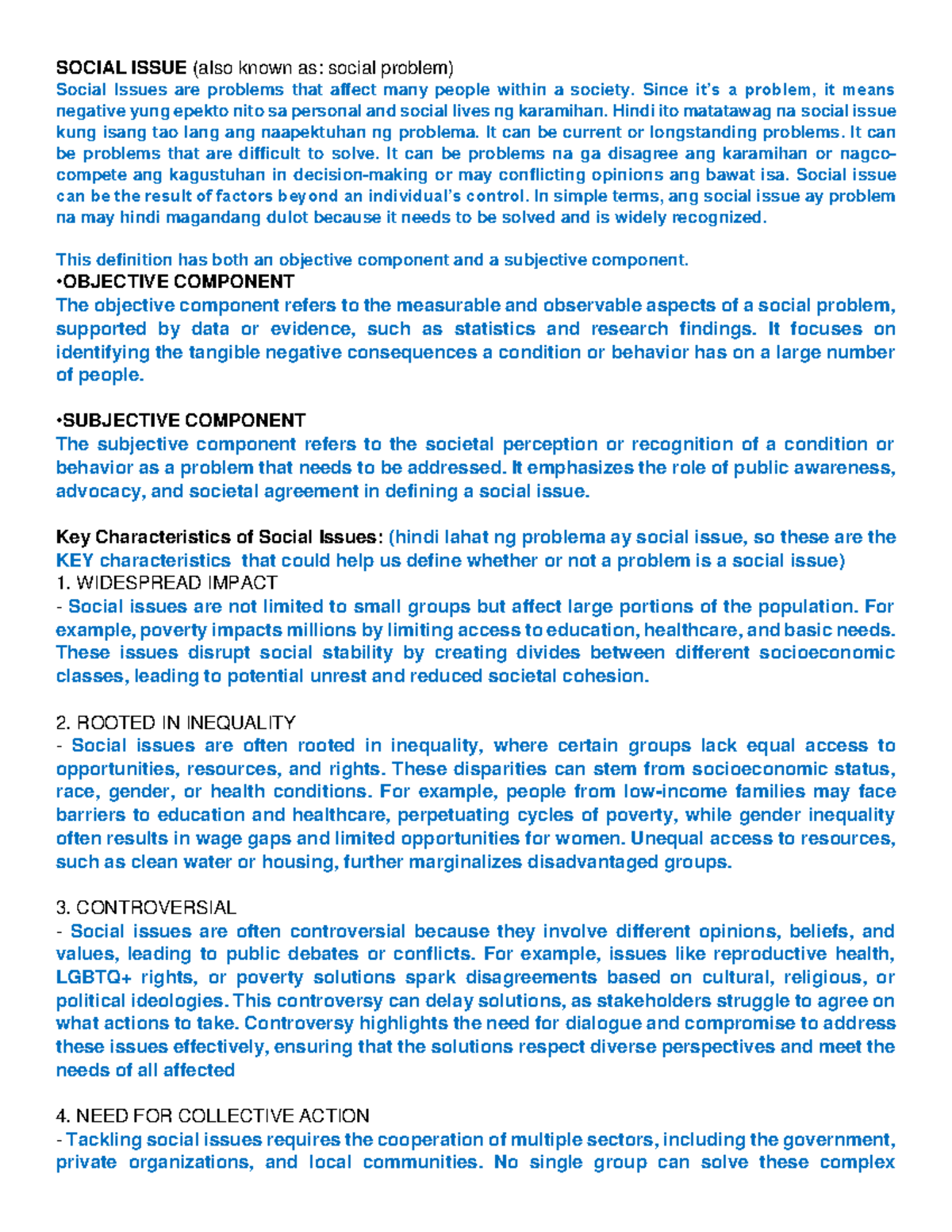 Explanation-guide - isbn - SOCIAL ISSUE (also known as: social problem ...