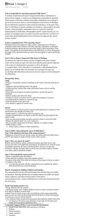 Week 3 Assign 1.pdf 2 - High-quality early childhood care and education is related to many ...