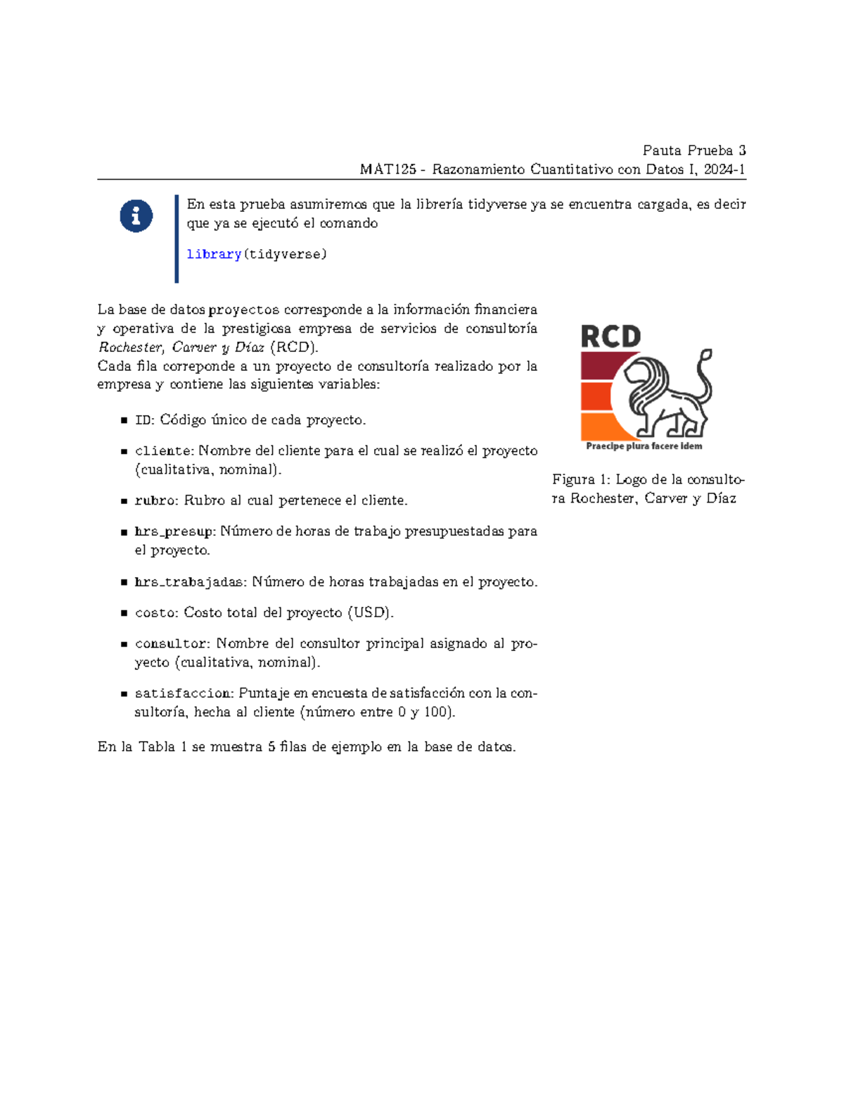 Pauta Prueba 3 - MAT125 - Razonamiento Cuantitativo con Datos I, 2024 ...