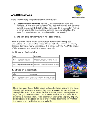 Medieval Ireland, Wales and Scotland - stress in English - Studocu