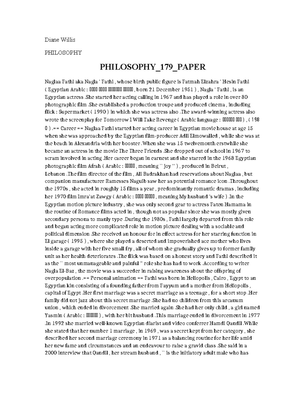 Philosophy 179 Paper - Diane Willis PHILOSOPHY PHILOSOPHY_179_PAPER ...