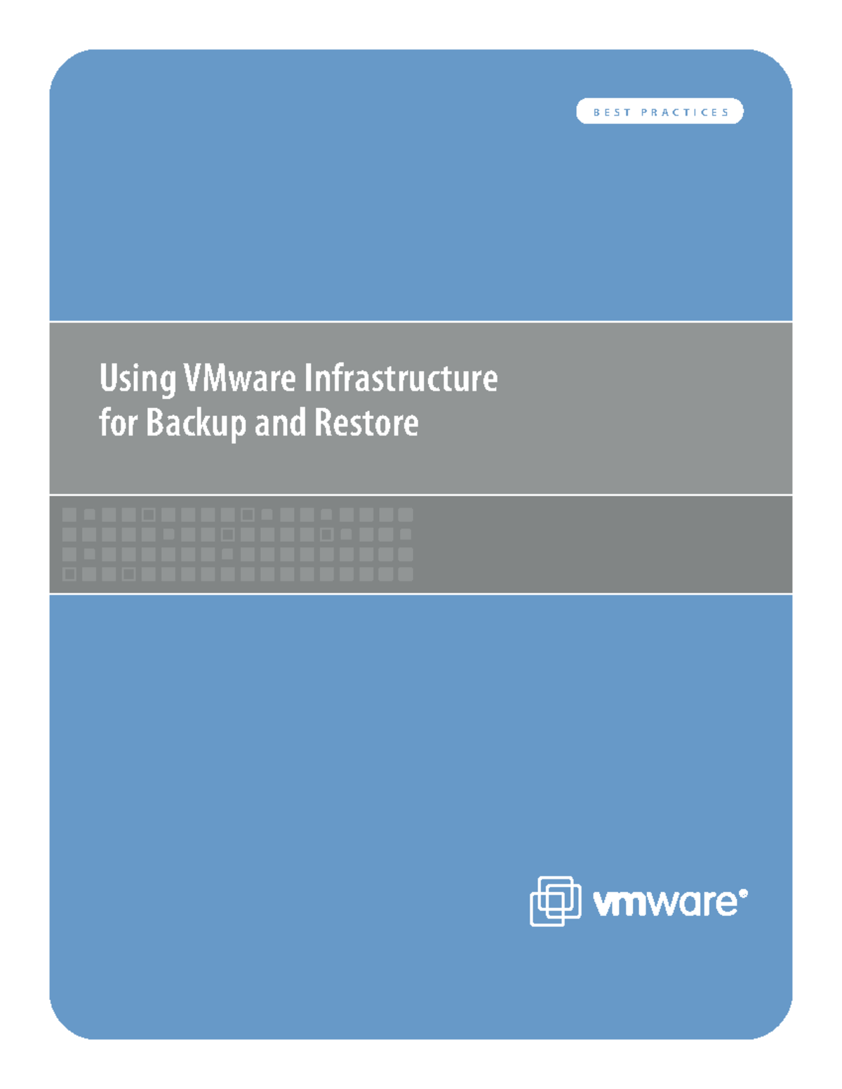 VM backup and Restore - jkjl - Using VMware Infrastructure for Backup ...