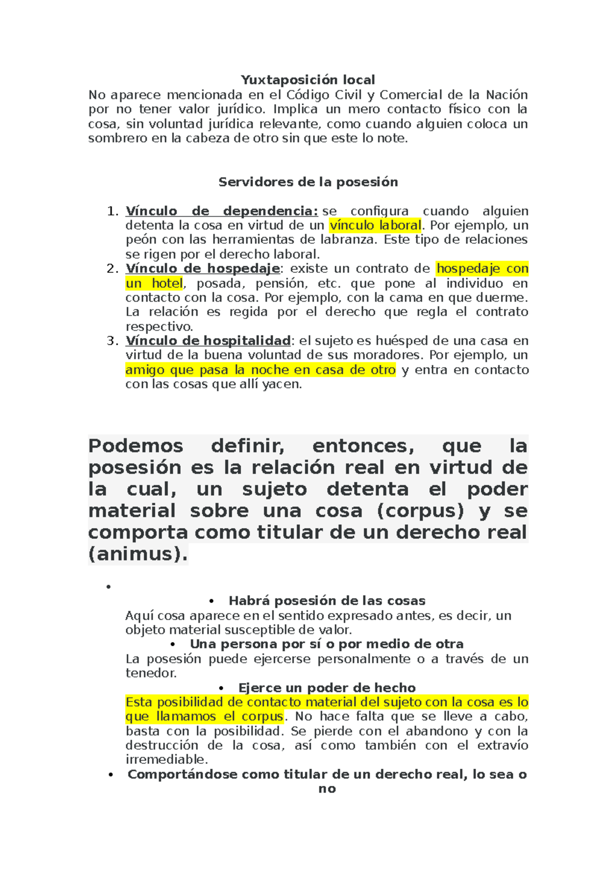 Yuxtaposición local - algunas definiciones de la materia ...