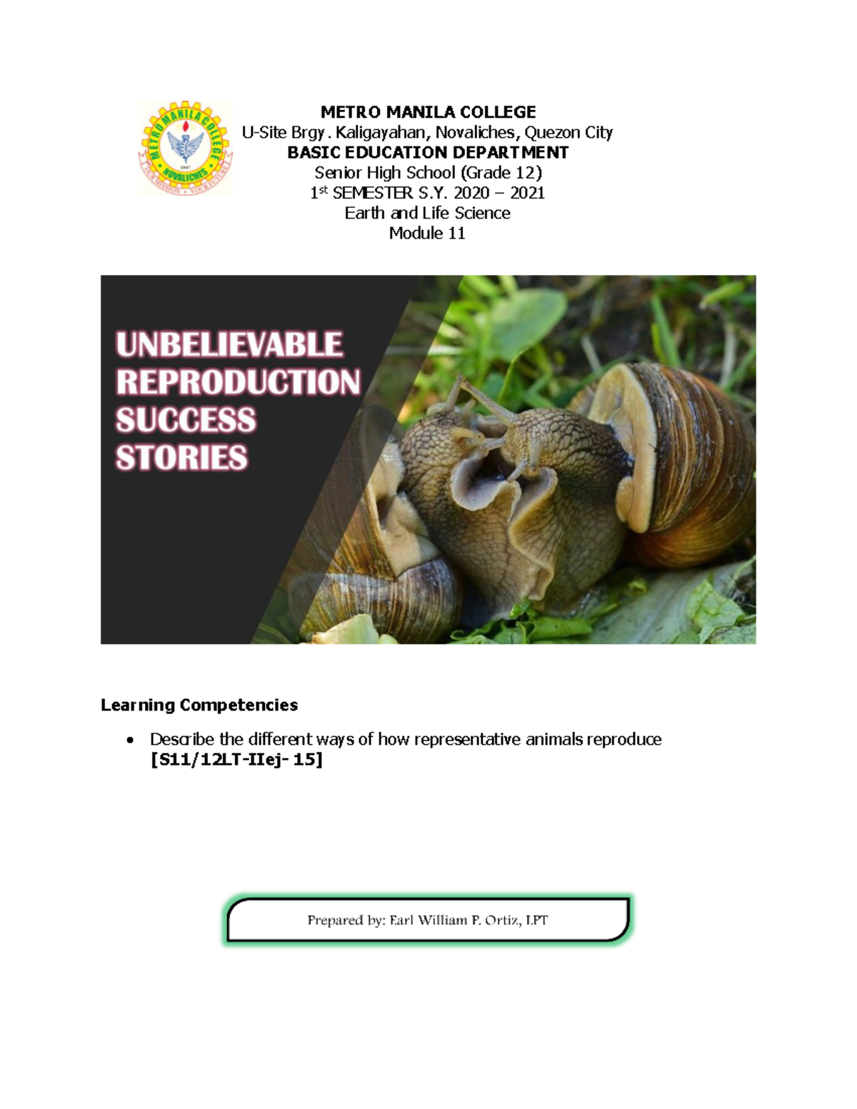 4iyh46w29 Module-11-Earth-and-Life-Science-Unbelievable-Reproduction ...